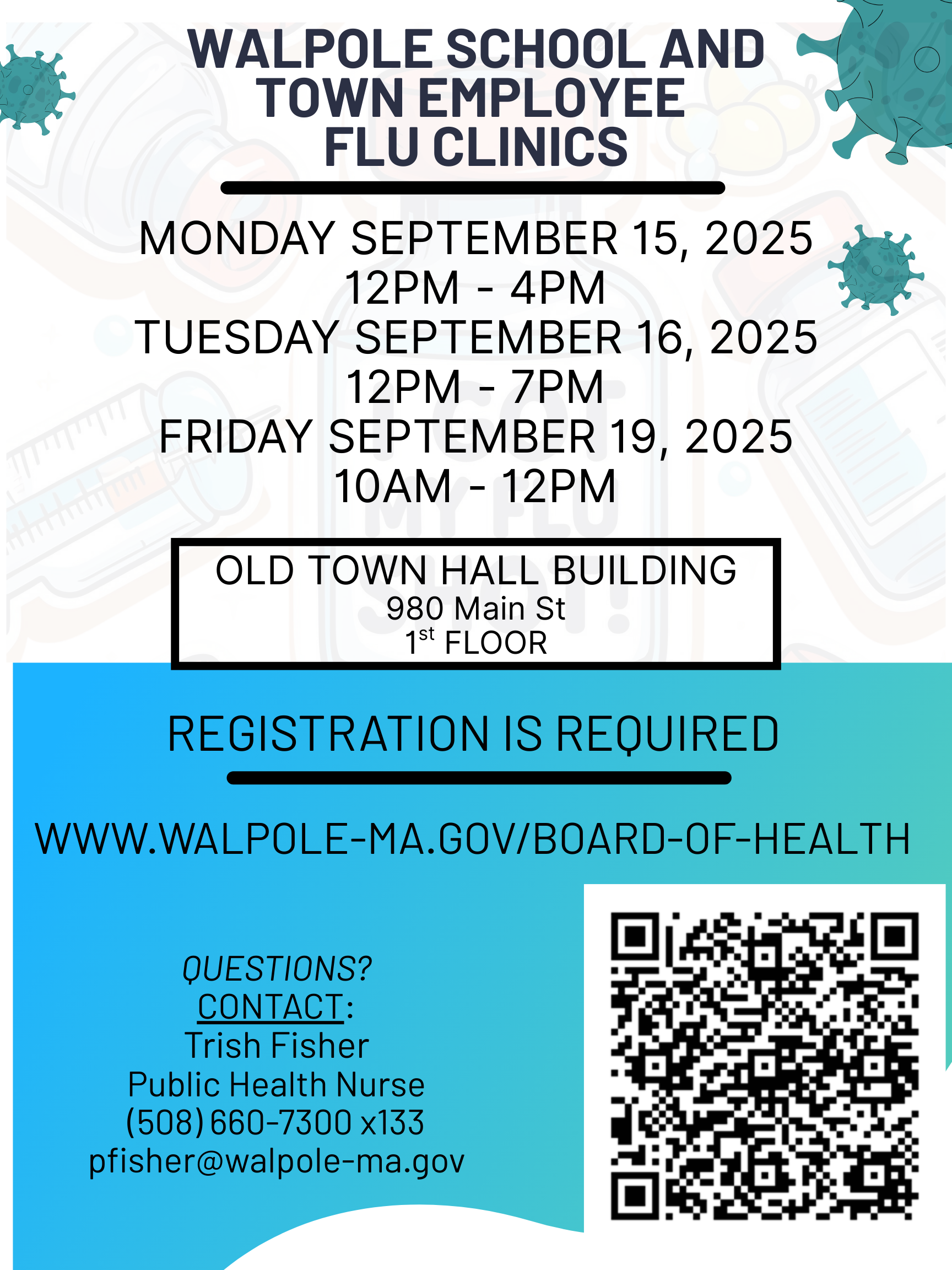 2025 Flu Clinics | walpolema